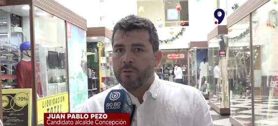 Juan Pablo Pezo anuncia candidatura como alcalde de Concepción