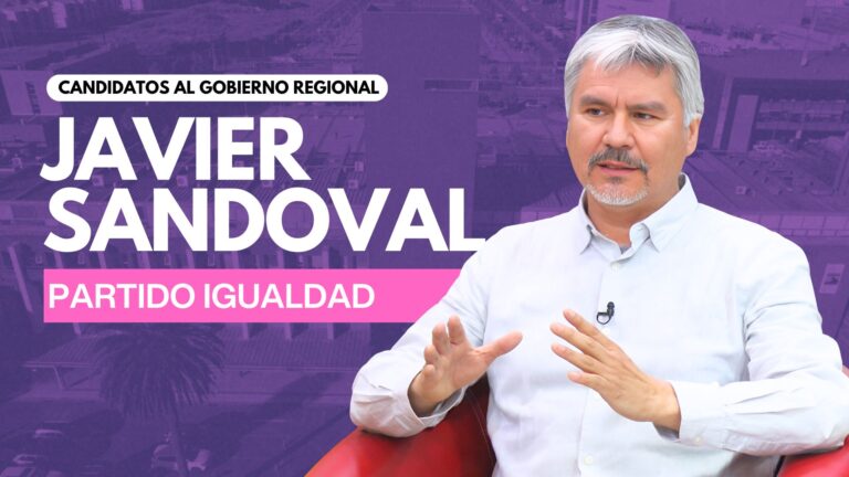 Conoce a los candidatos a Gobernador Regional del Biobío: Javier Sandoval, Partido Igualdad