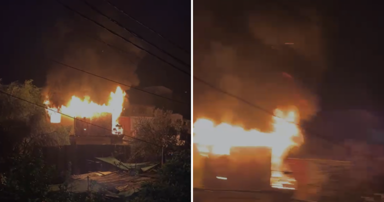 Incendio estructural en Viña del Mar consumió una vivienda en Villa ...